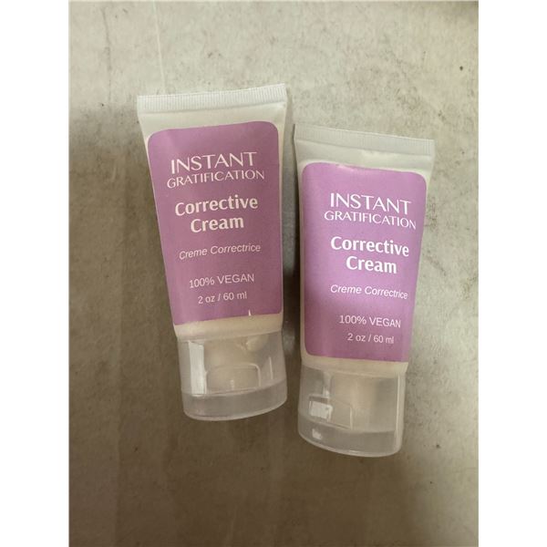 2 new instant gratification corrective cream
