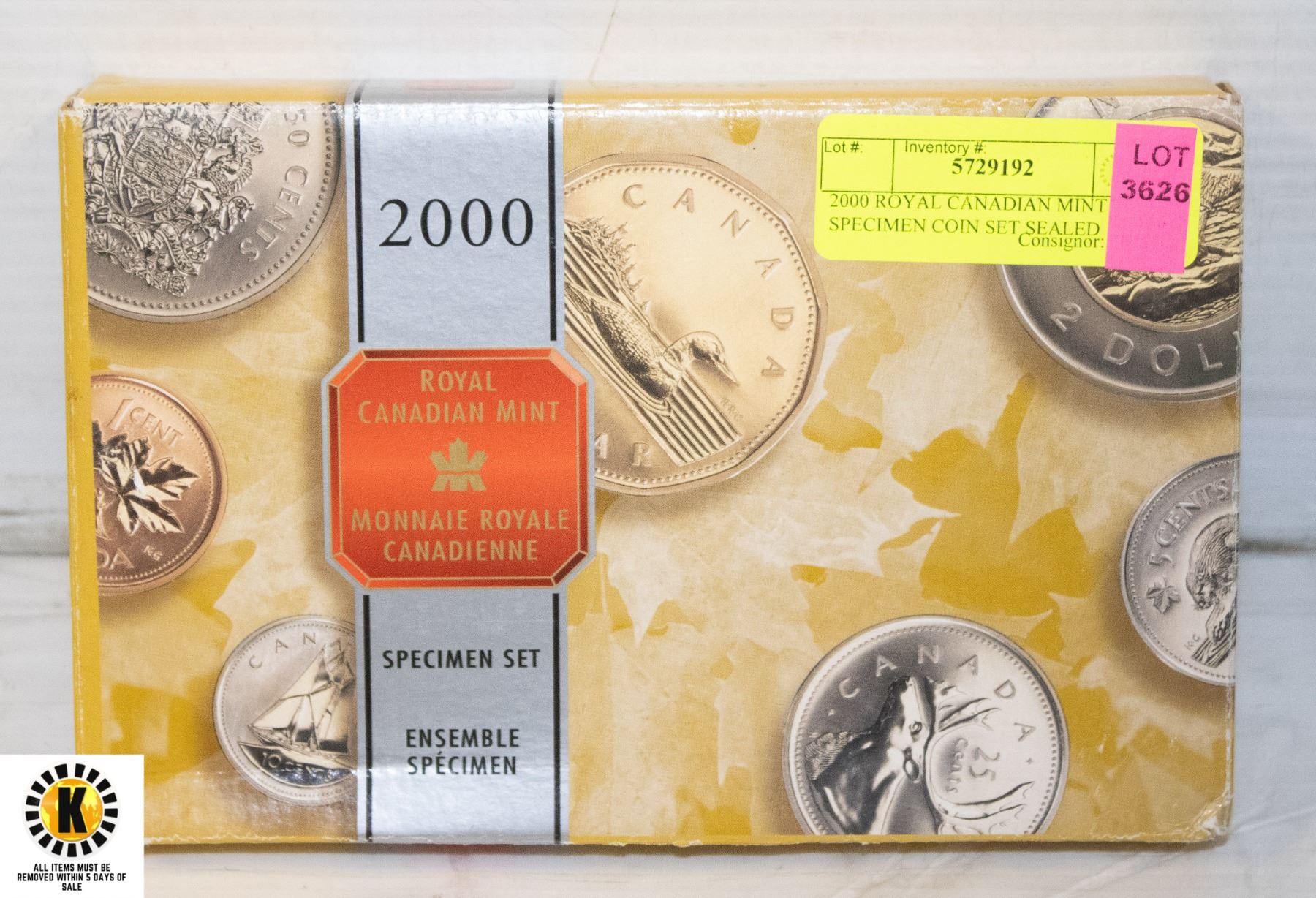 2000 ROYAL CANADIAN MINT SPECIMEN COIN SET SEALED
