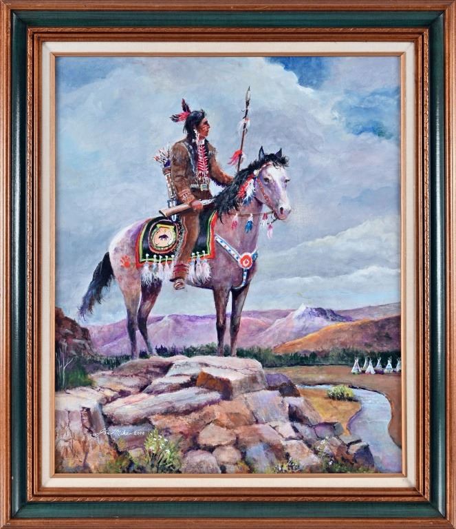 Joe Mike Original Oil Painting