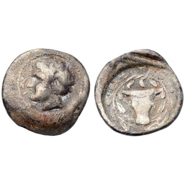 Crete, Phaistos. Silver Hemidrachm (2.55 g), ca. 330-320 BC