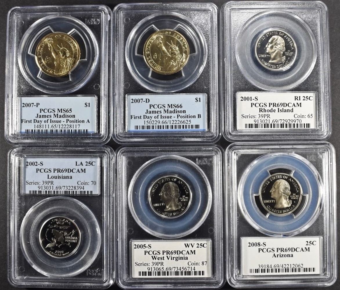 COLLECTORS LOT GRADED TYPE COINS