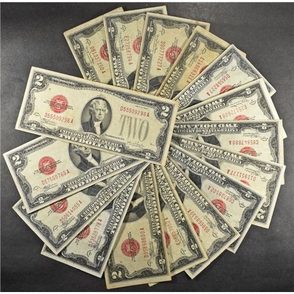 COLLECTORS LOT US $2 LEGAL TENDER NOTES