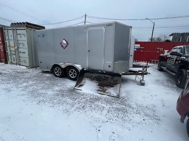 Enclosed work trailer - barn doors