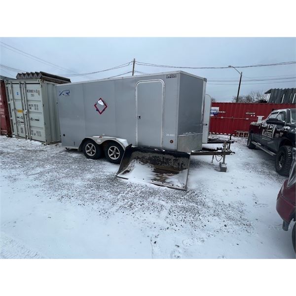 Enclosed work trailer - barn doors
