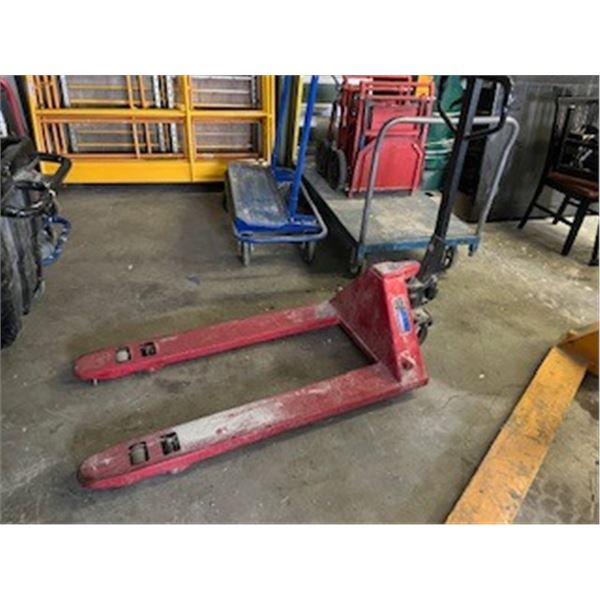 red pallet jack