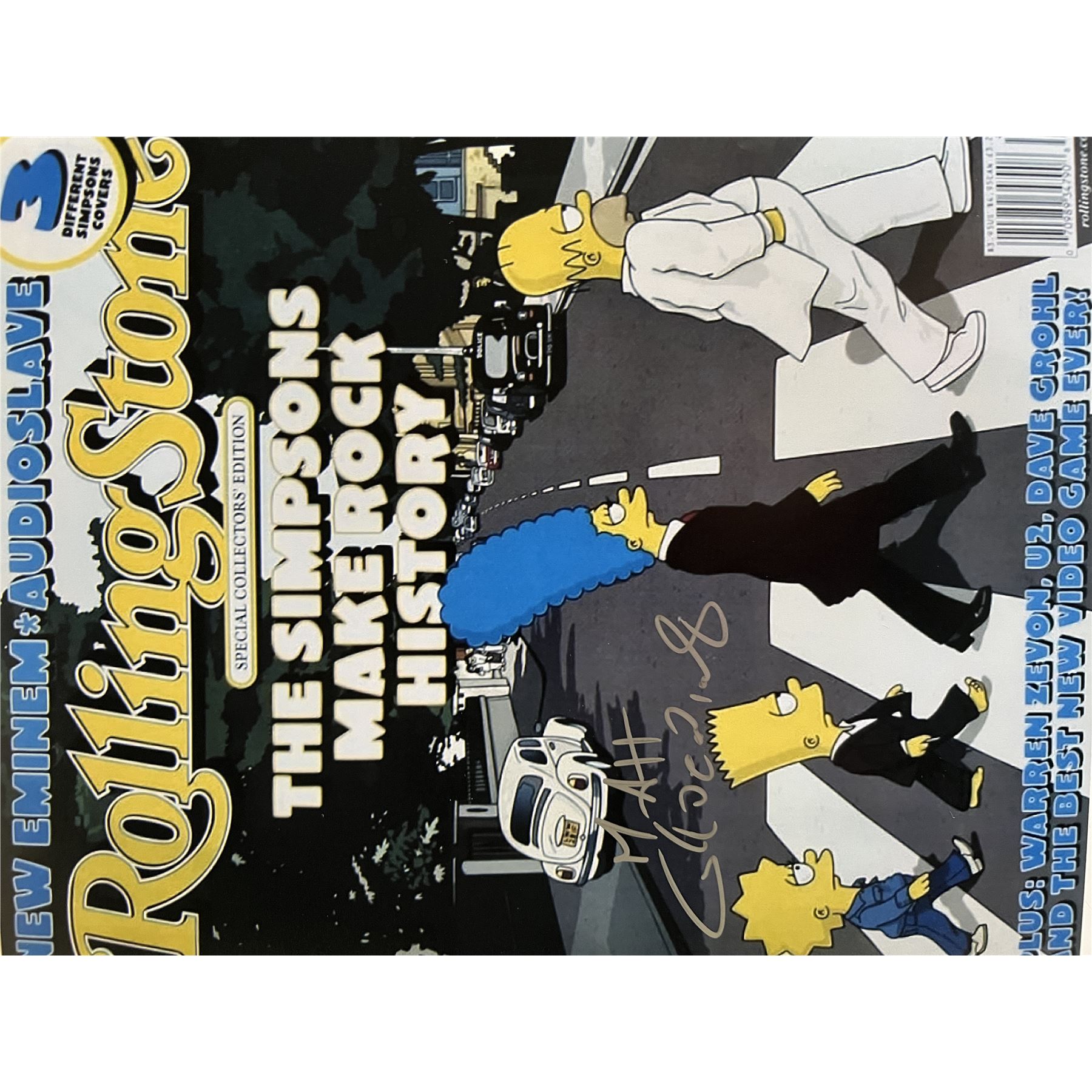 The Simpsons Matt Groening signed photo