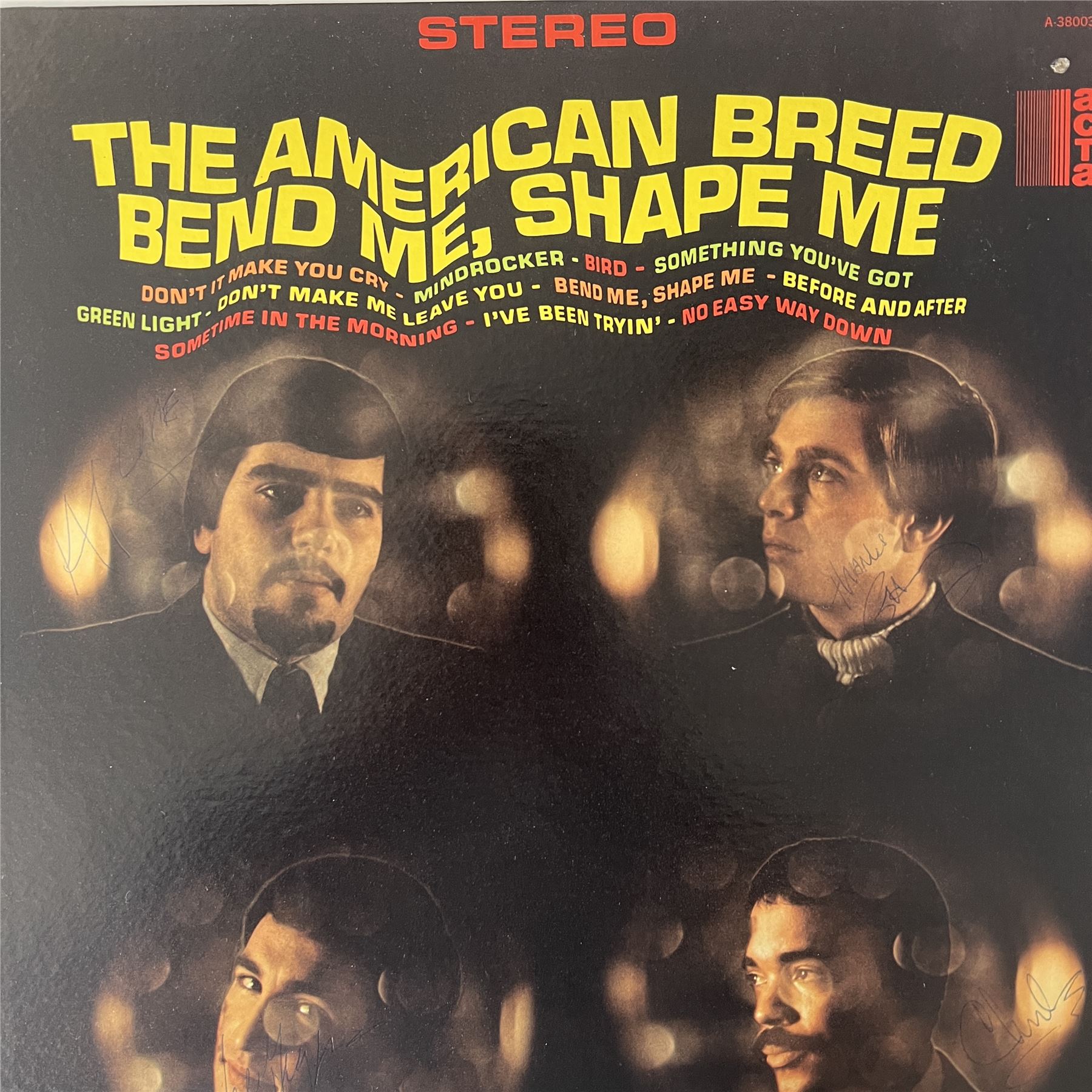 American Breed Bend Me Shape Me signed album