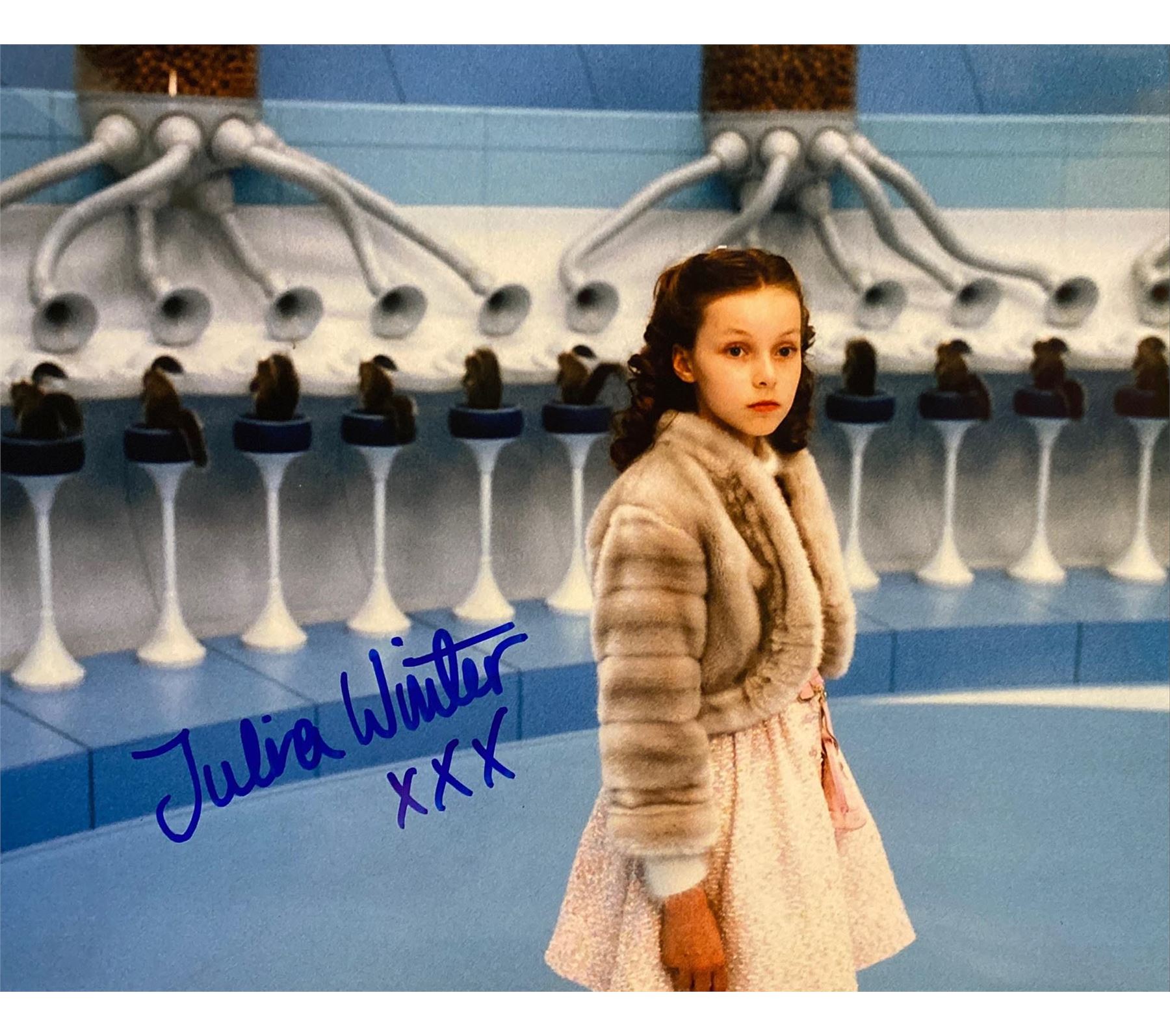 Charlie and the Chocolate Factory Julia Winter signed movie photo