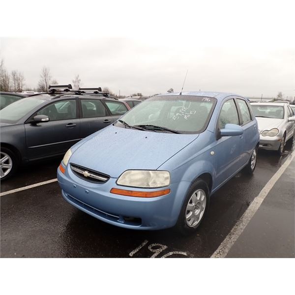 Chevrolet Aveo 2005 Parts