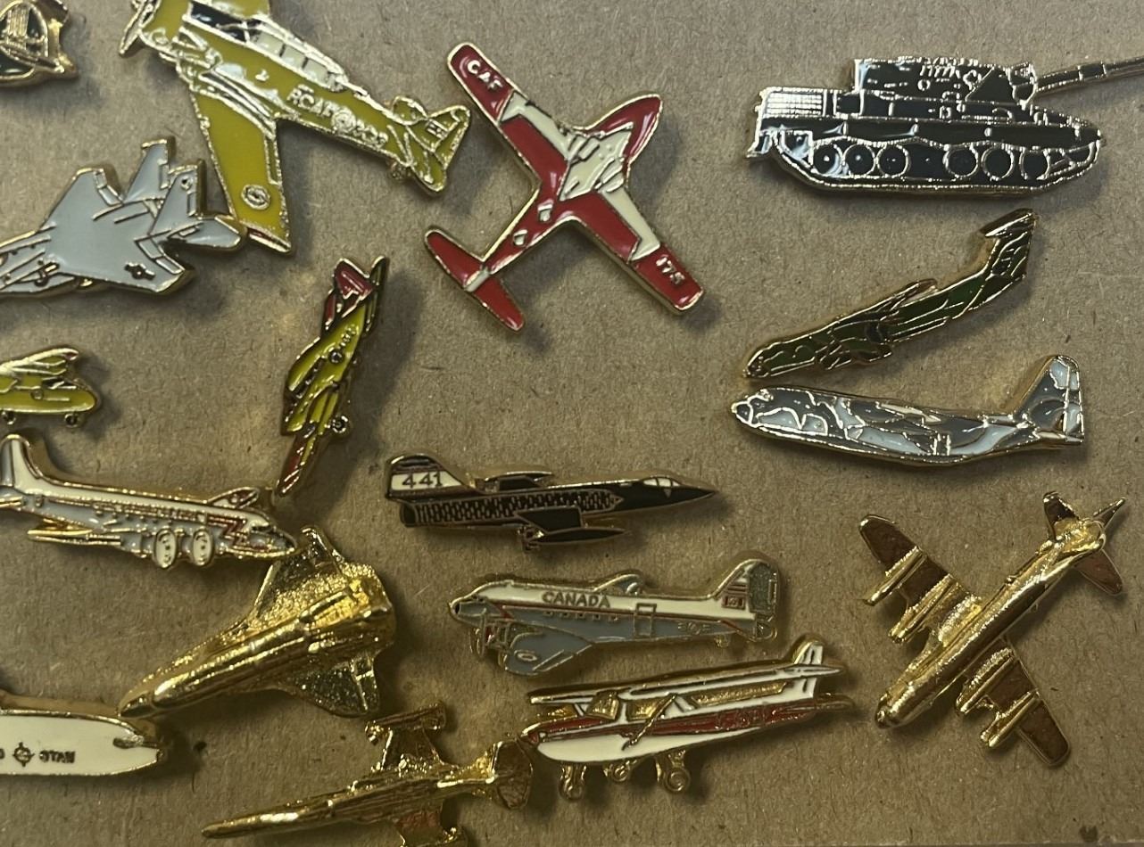 Airplane Pins as Shown