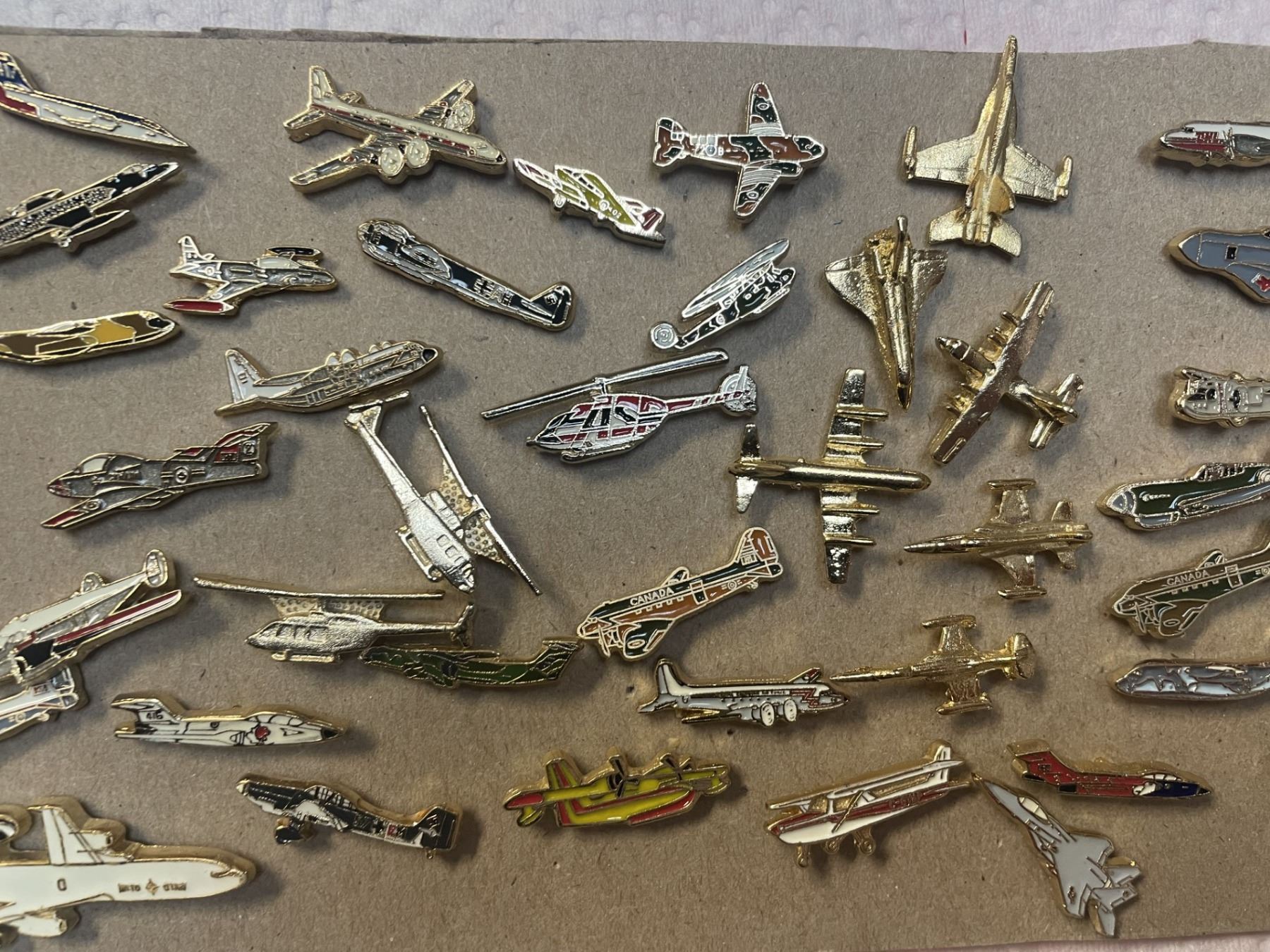 Airplane Pins as Shown