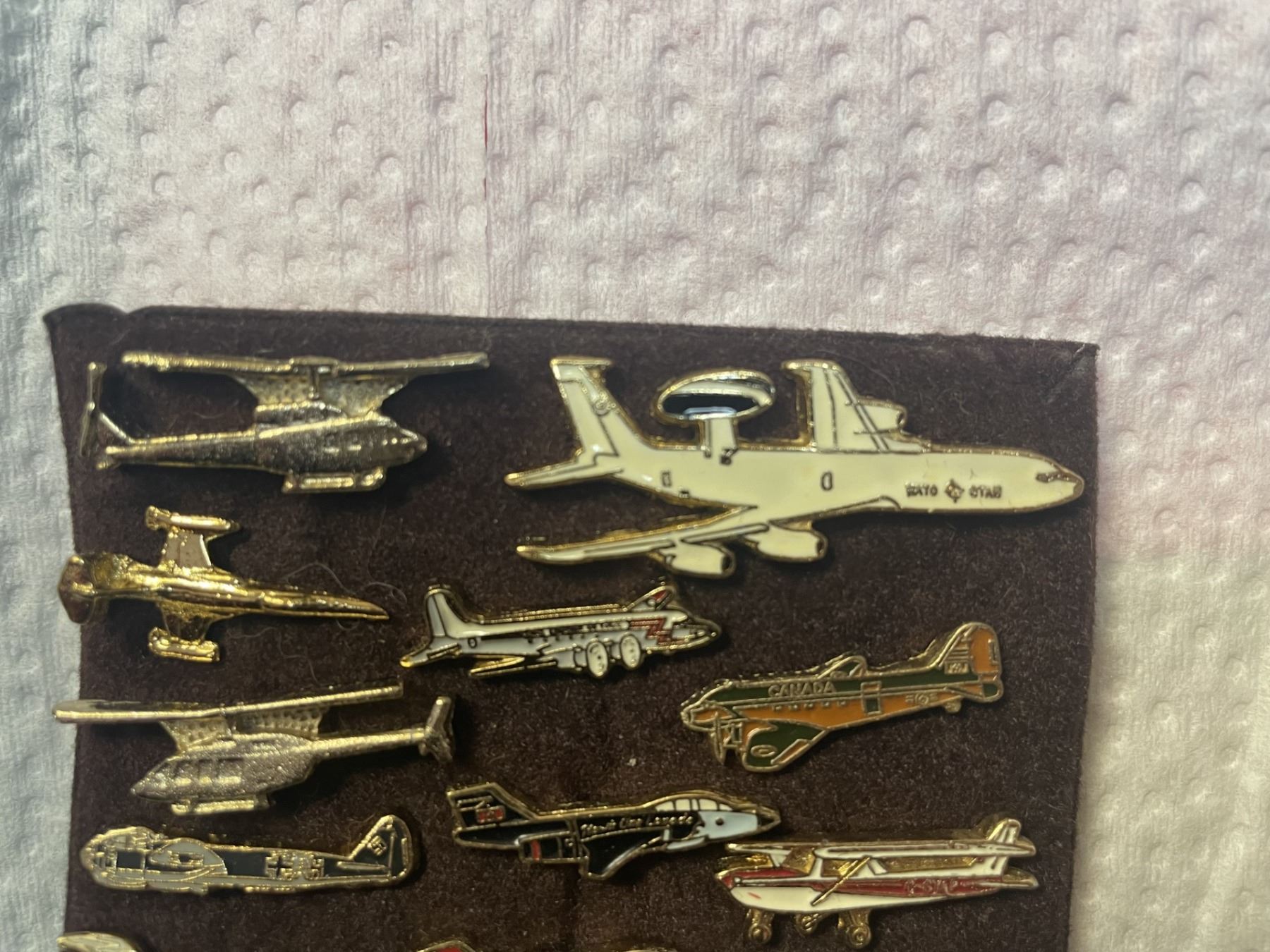 Airplane Pins as Shown