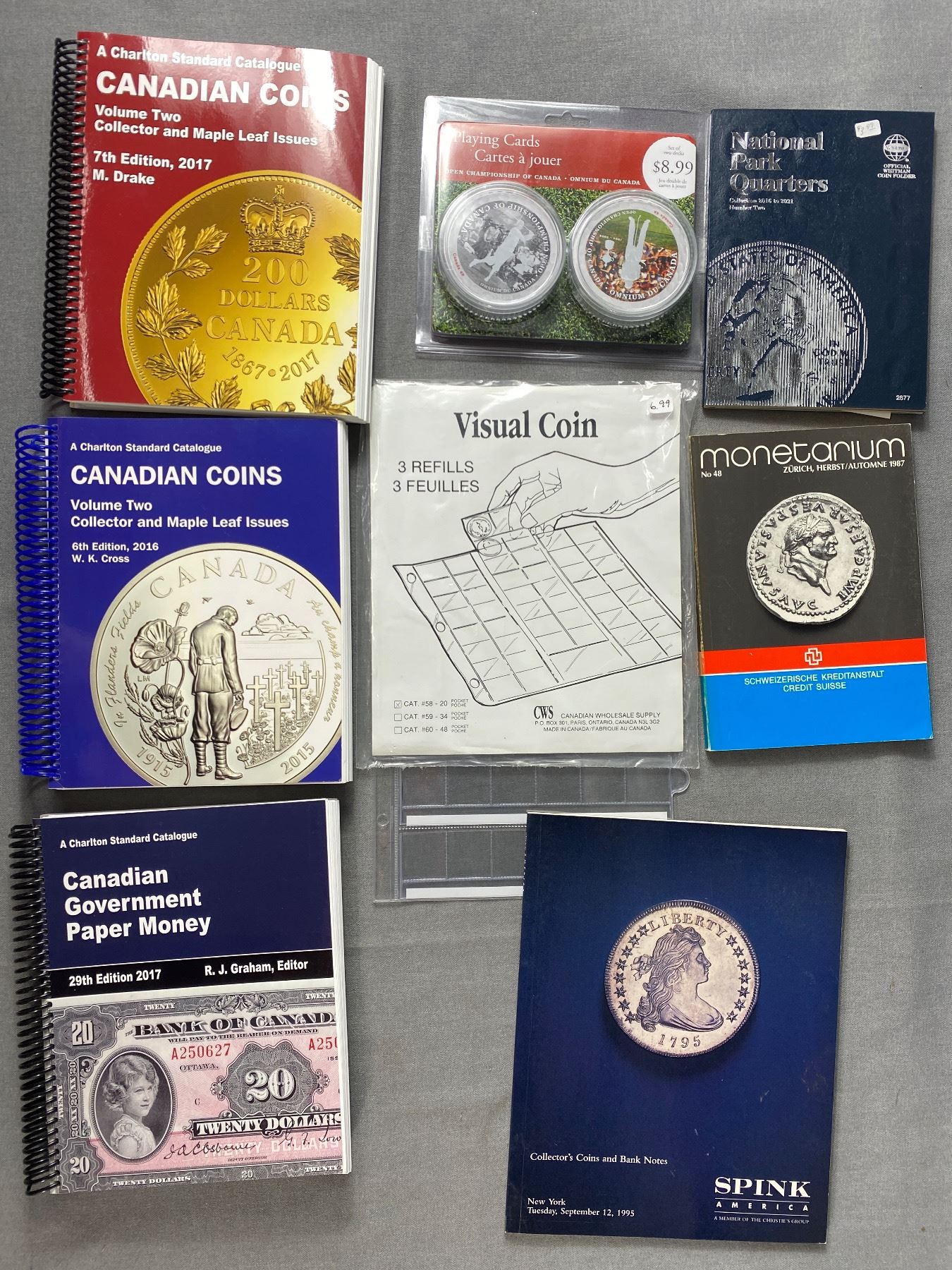 Canada Post Double Deck Open Championship Cards, Coin Sleeves, Charlton ...