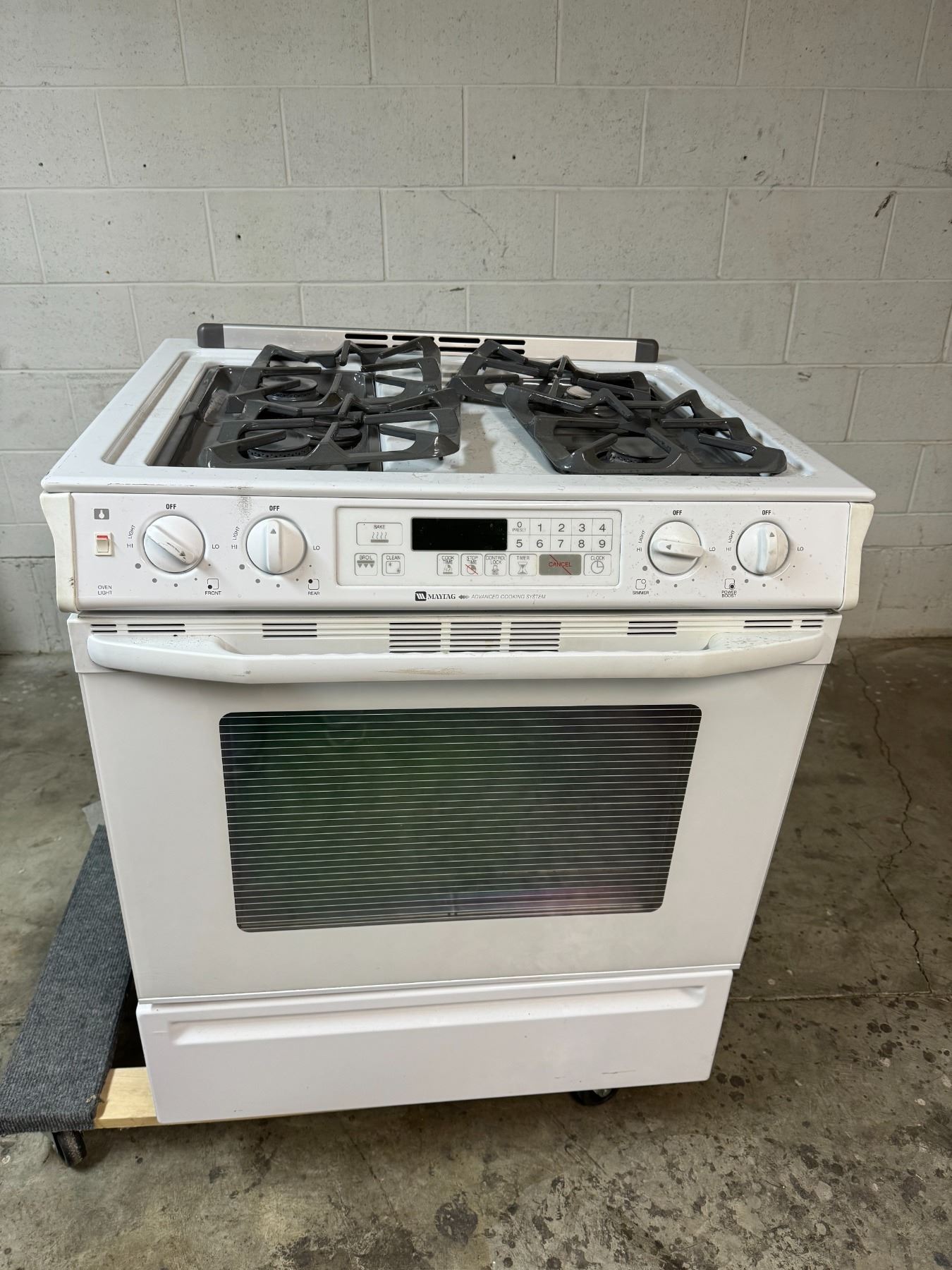 Maytag gas stove from estate