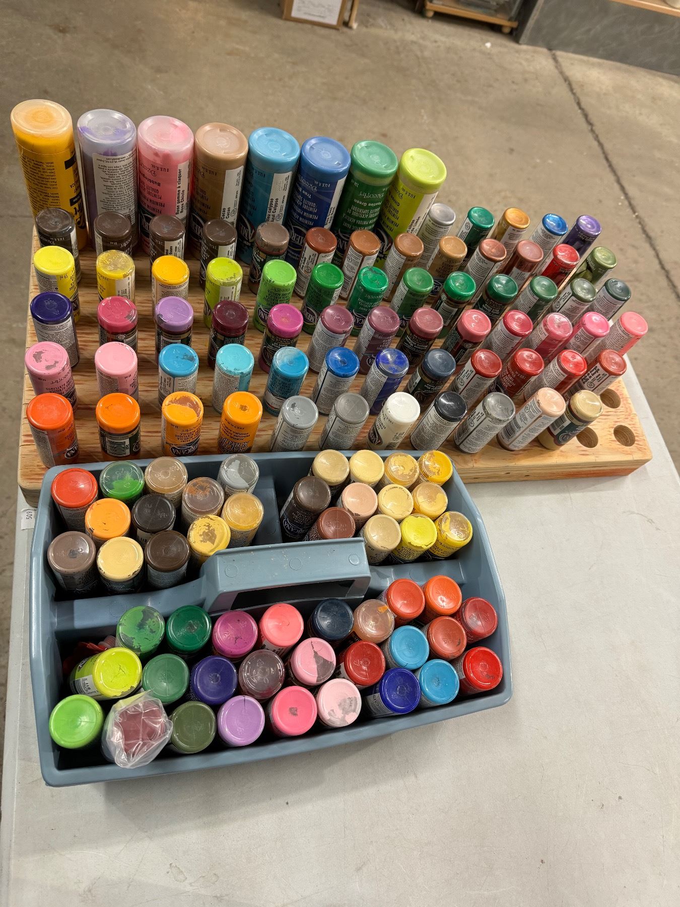 Assorted paints