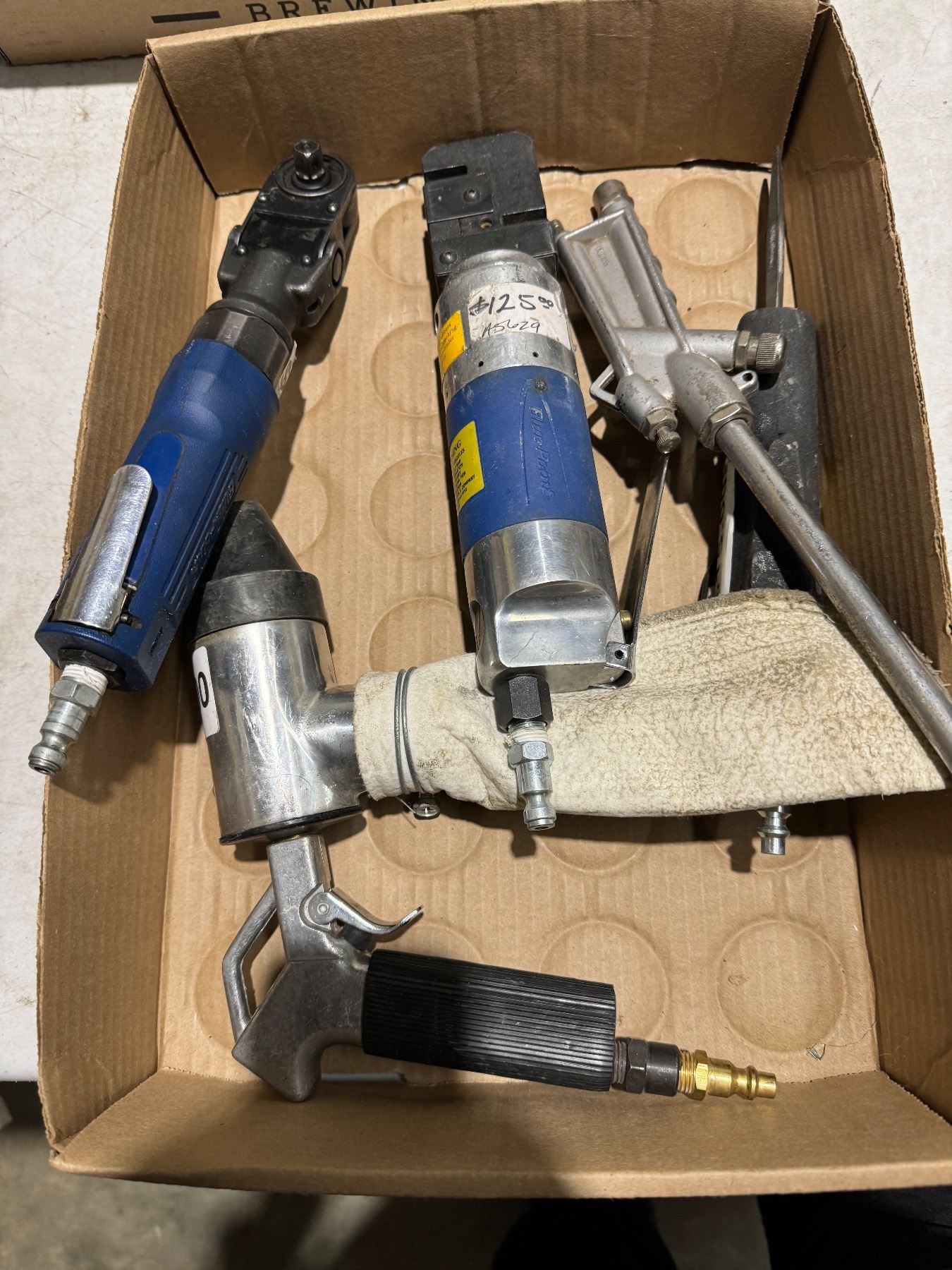 Assorted air tools