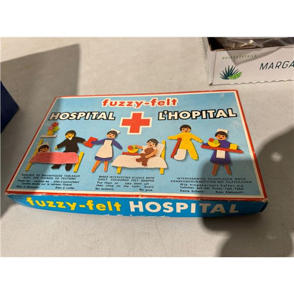 Fuzzy felt hospital