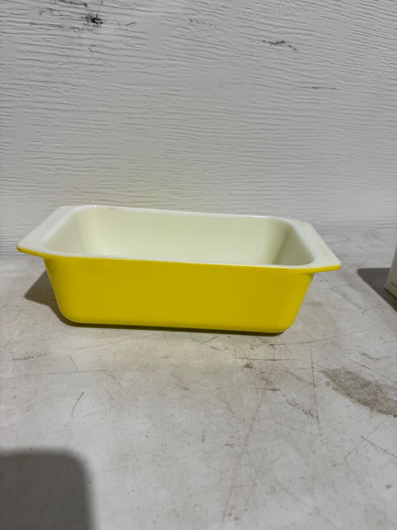 Pyrex bread pan