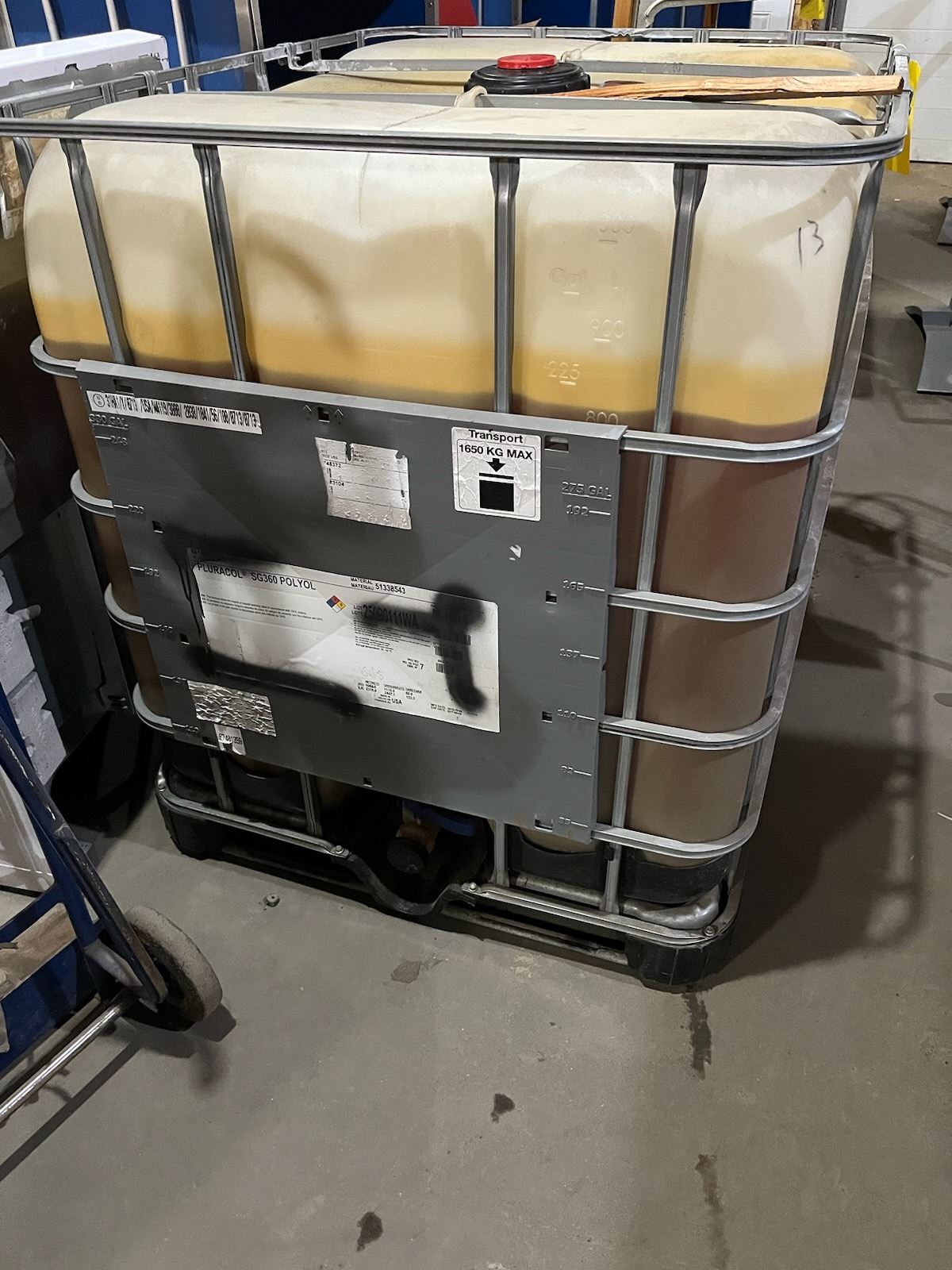 Large Tote Of Pluracol SG360