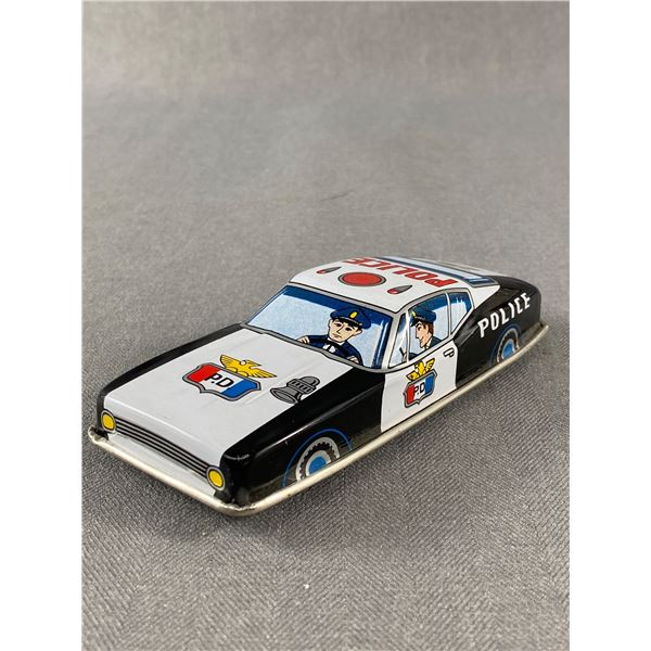 1960S Tin Litho Toy Police Car 5 1960S Tin Litho Toy Police Car 5