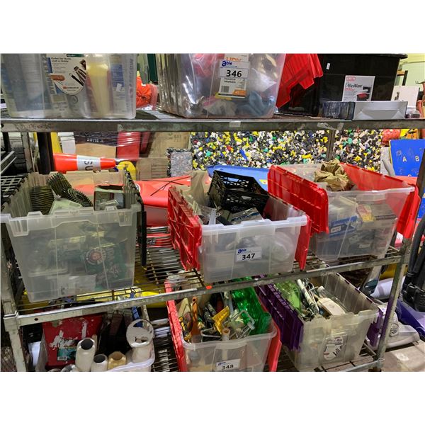 3 Bins Of Assorted Hardware Able Auctions