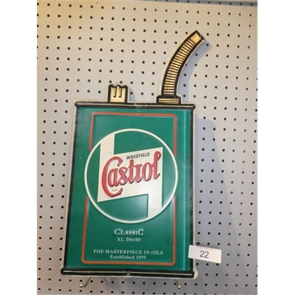 Vintage wakefield castrol sign