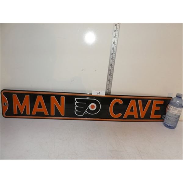 Man cave Philidelphia Flyers metal sign