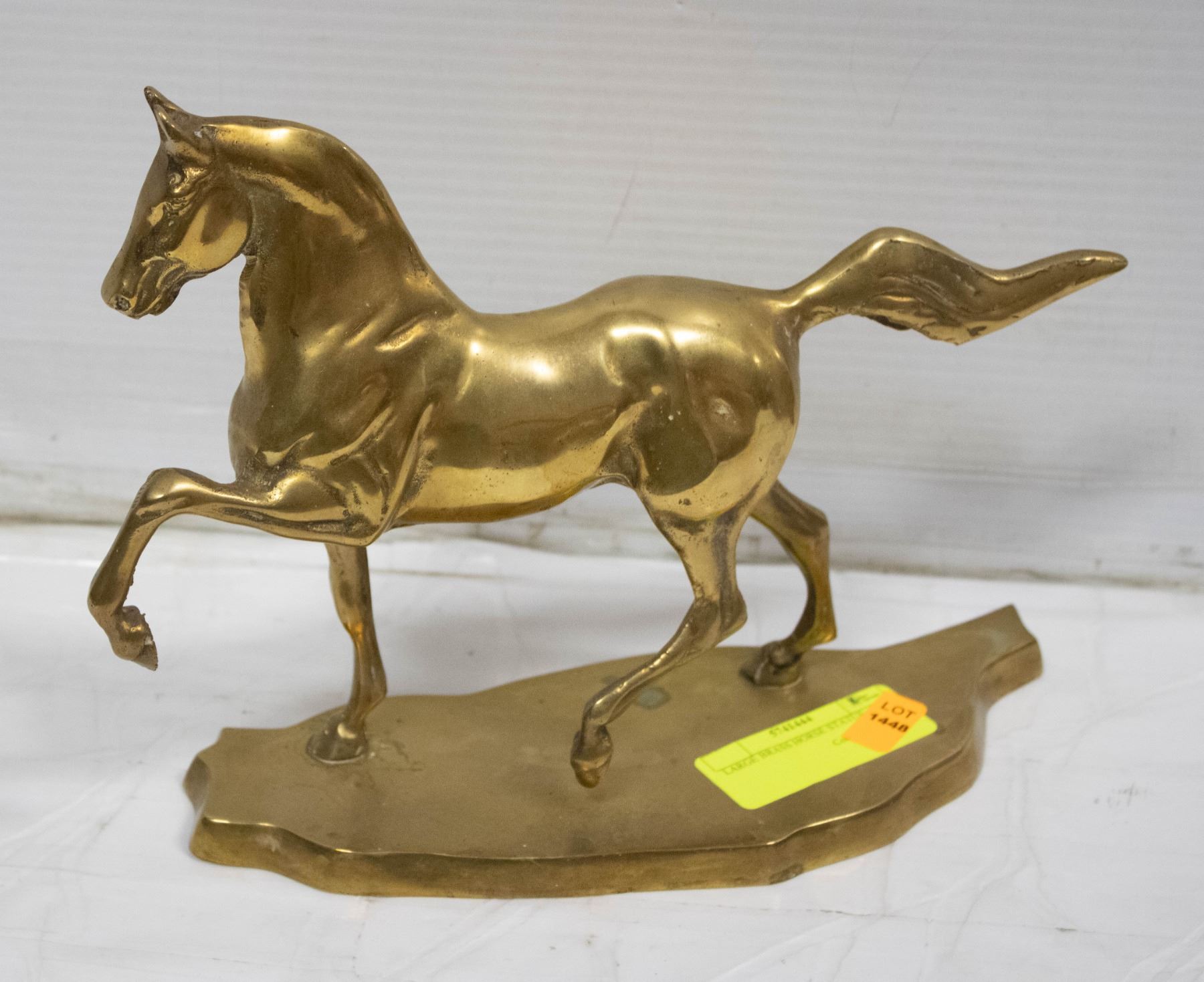 BRASS HORSE STATUE