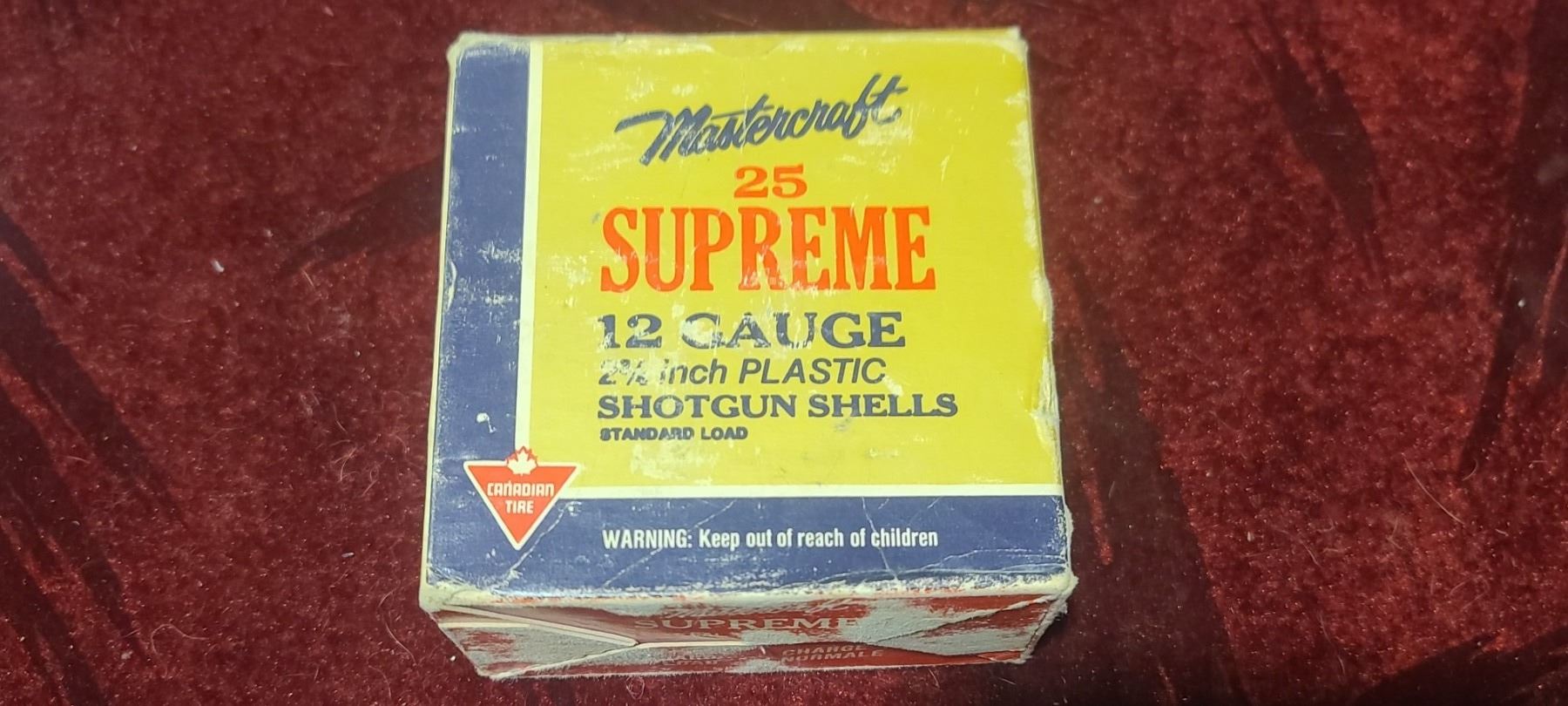 25 SHOT BOX OF CEVELOT # 5 LEAD SHOT 2 3/4 INCH