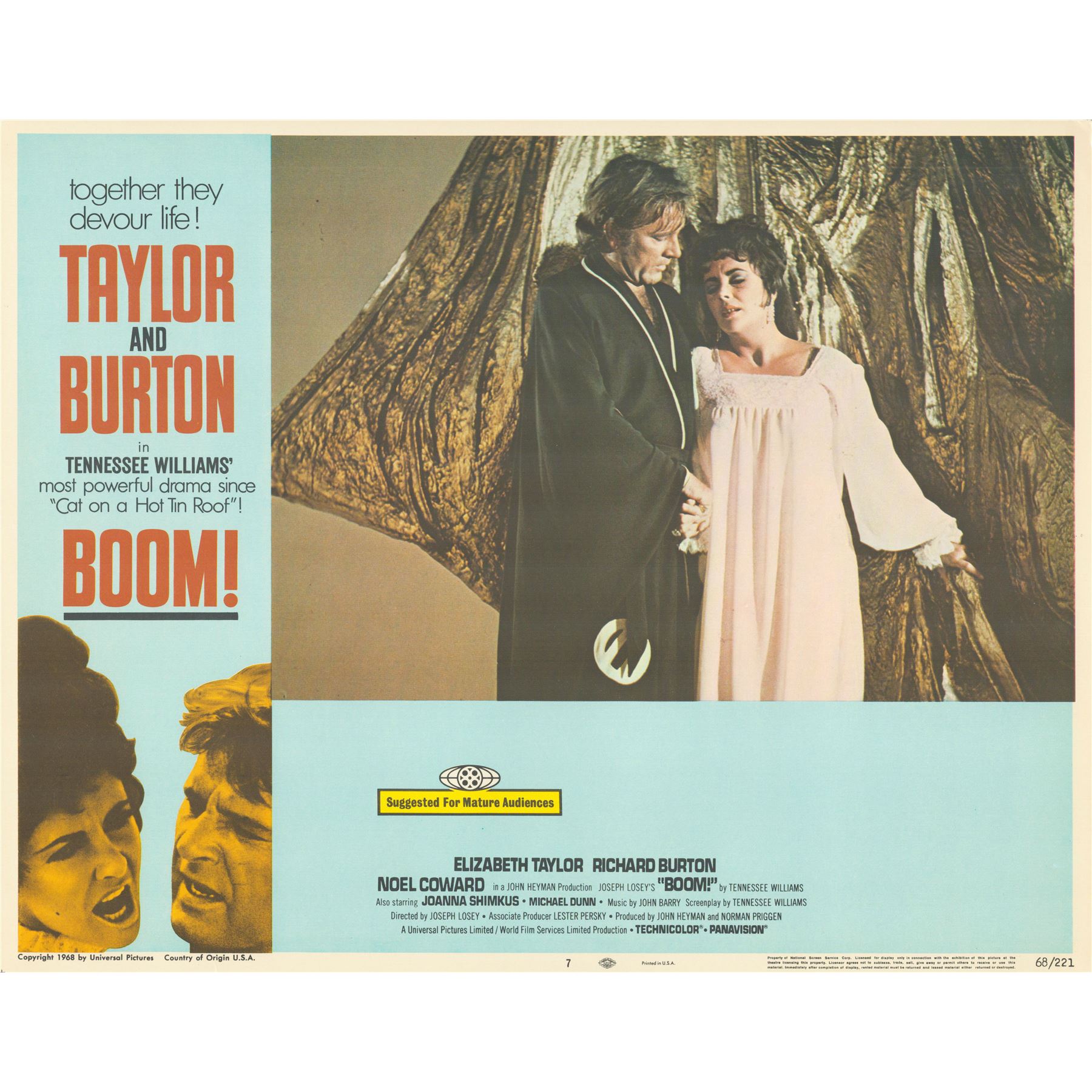 Boom! 1968 original vintage lobby card