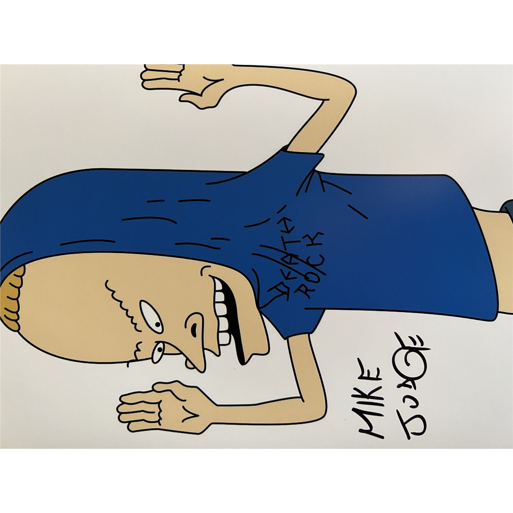 Beavis and Butt-Head Mike Judge signed photo
