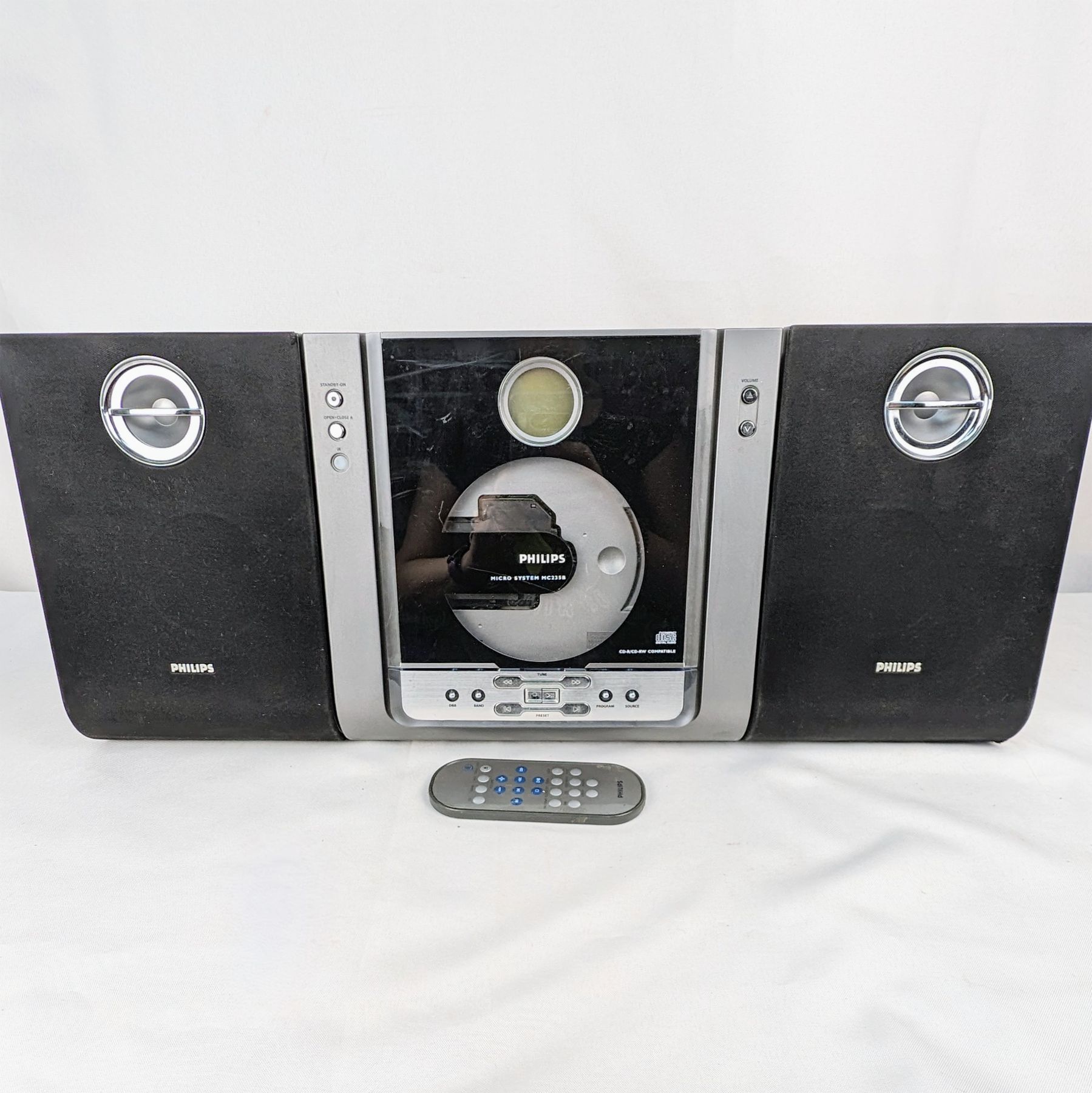 Phillips Microsystem CD Player Model MC235B - Working Condition