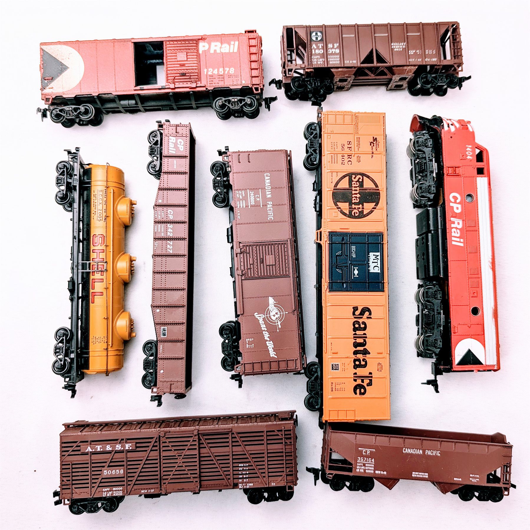 Athearn Canadian Pacific Model Railroads Train HO Scale Diesel ...