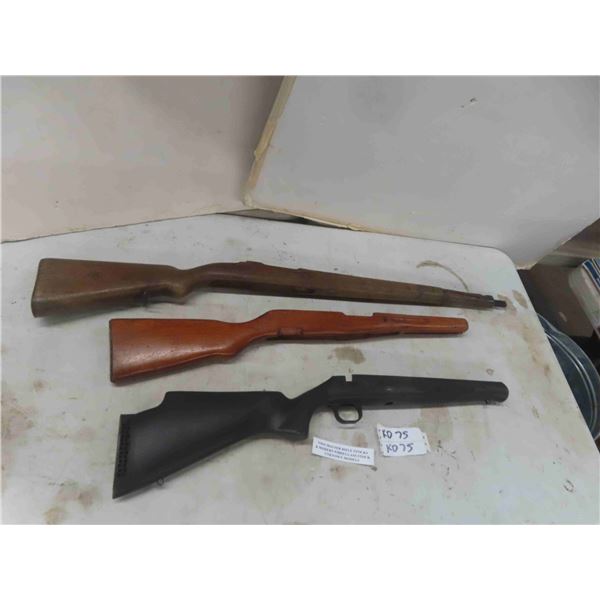2 Mauser Rifle Stocks And Modern Fiberglass Stock Unknown Models Mcsherry Auction Service Ltd