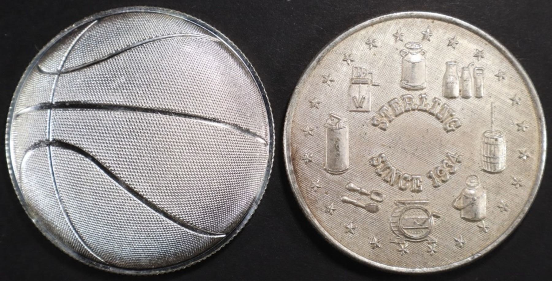 (2) 1 OZ .999 SILVER ROUNDS