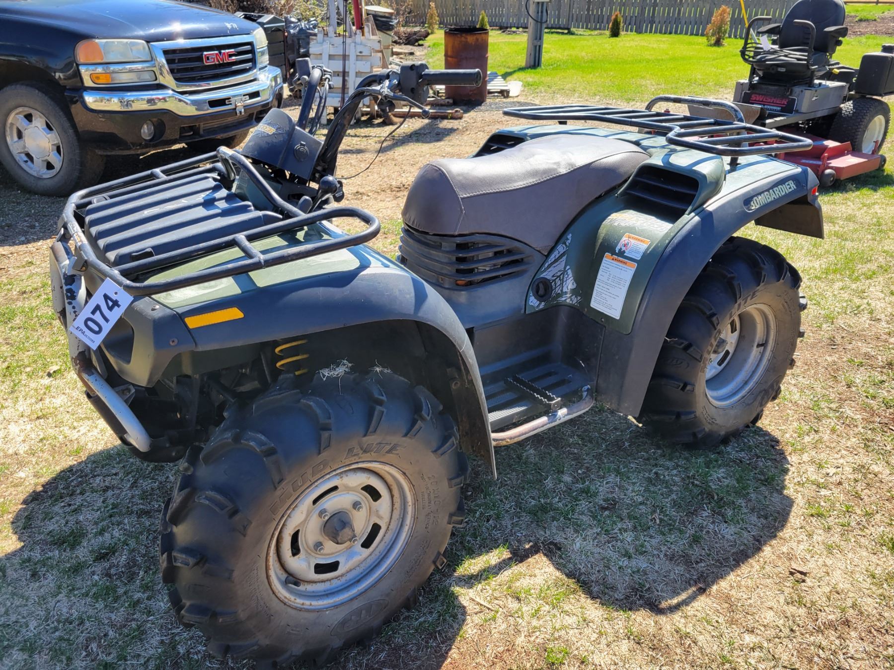 Bombardier 4X4 Traxter, 400 Rotax Engine, 4500 kms, SN. 2BVAADAC81V000093