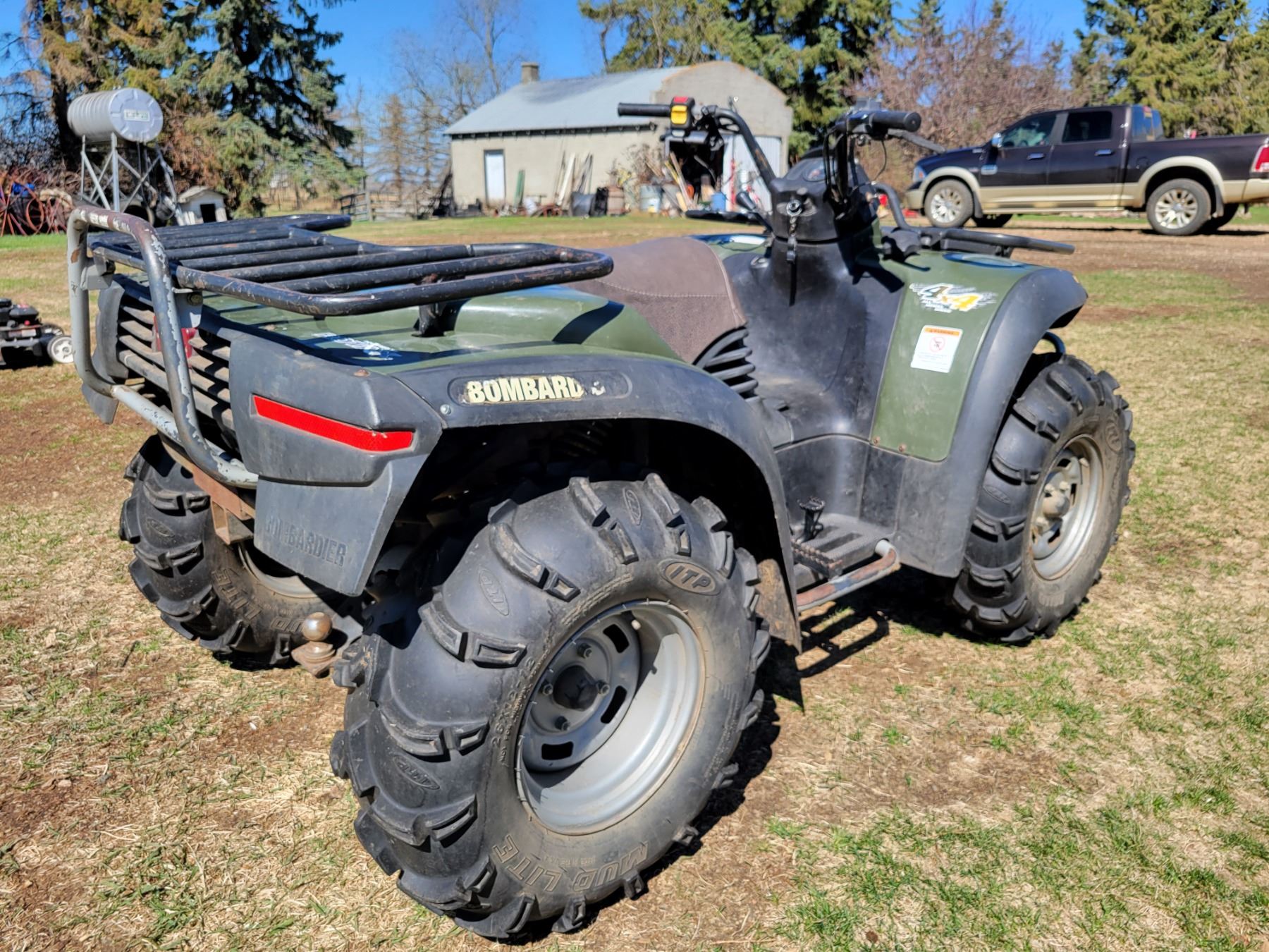 Bombardier 4X4 Traxter, 400 Rotax Engine, 4500 kms, SN. 2BVAADAC81V000093