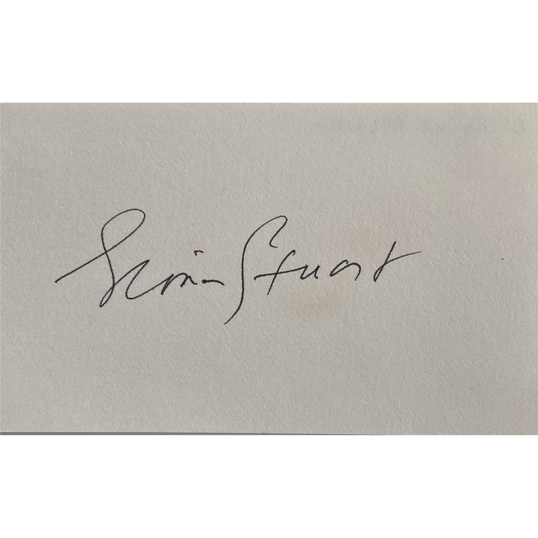 Gloria Stuart original signature