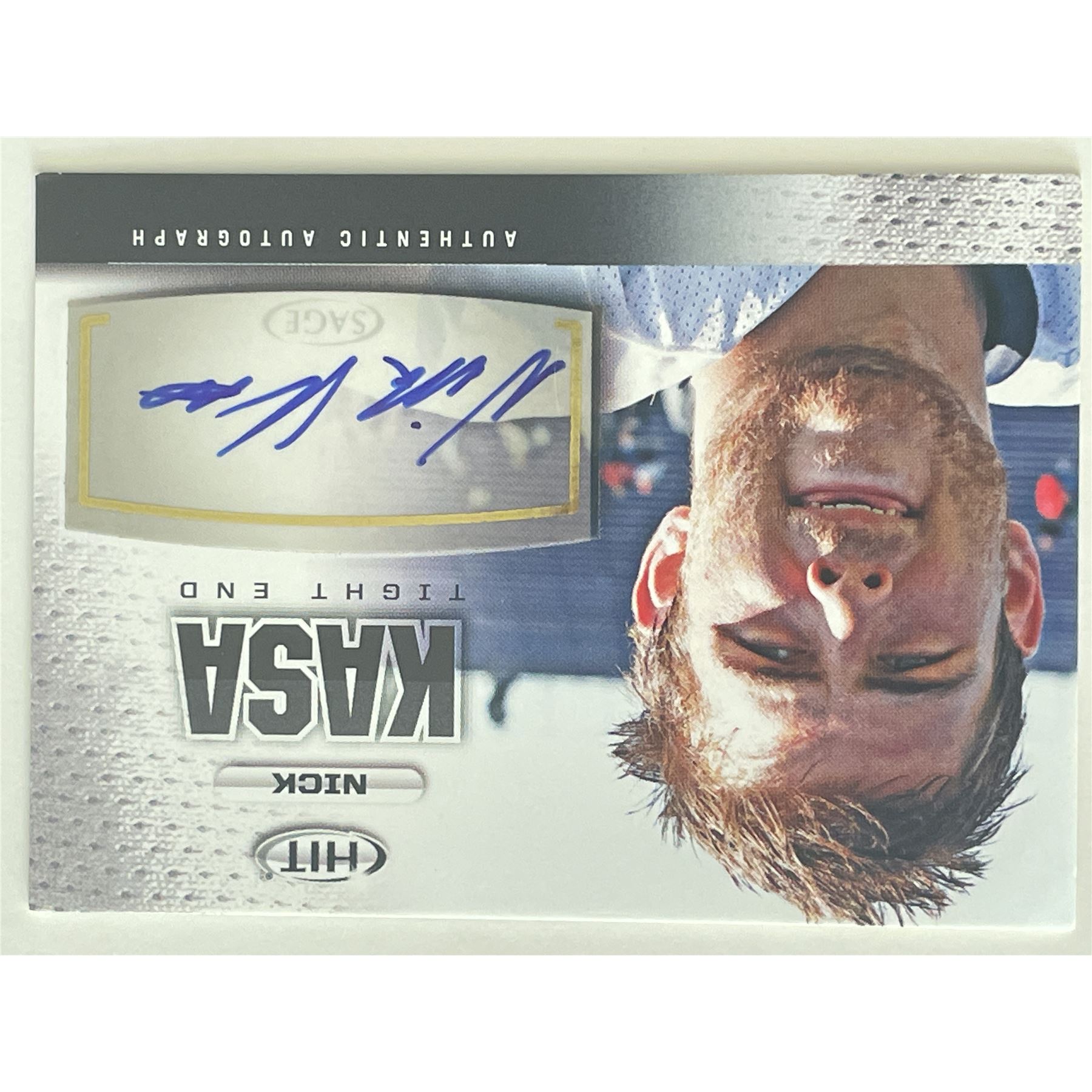 Nick Kasa signed autograph card