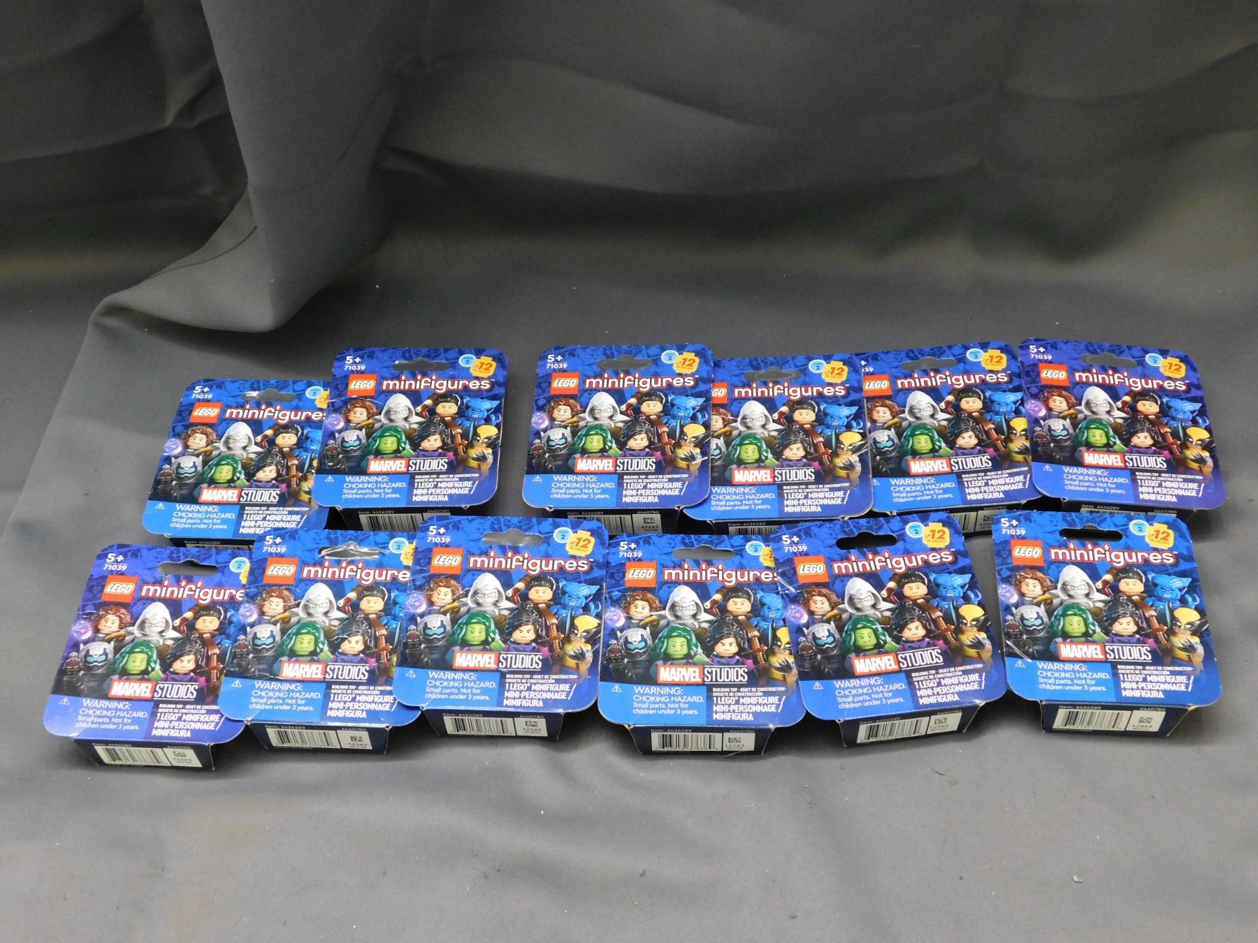 Lot of 12 LEGO Minifigures Marvel Studios (opened)