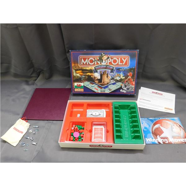 Monopoly Wales Cymru Edition Argraffiad Cymreig Tabletop Board Game