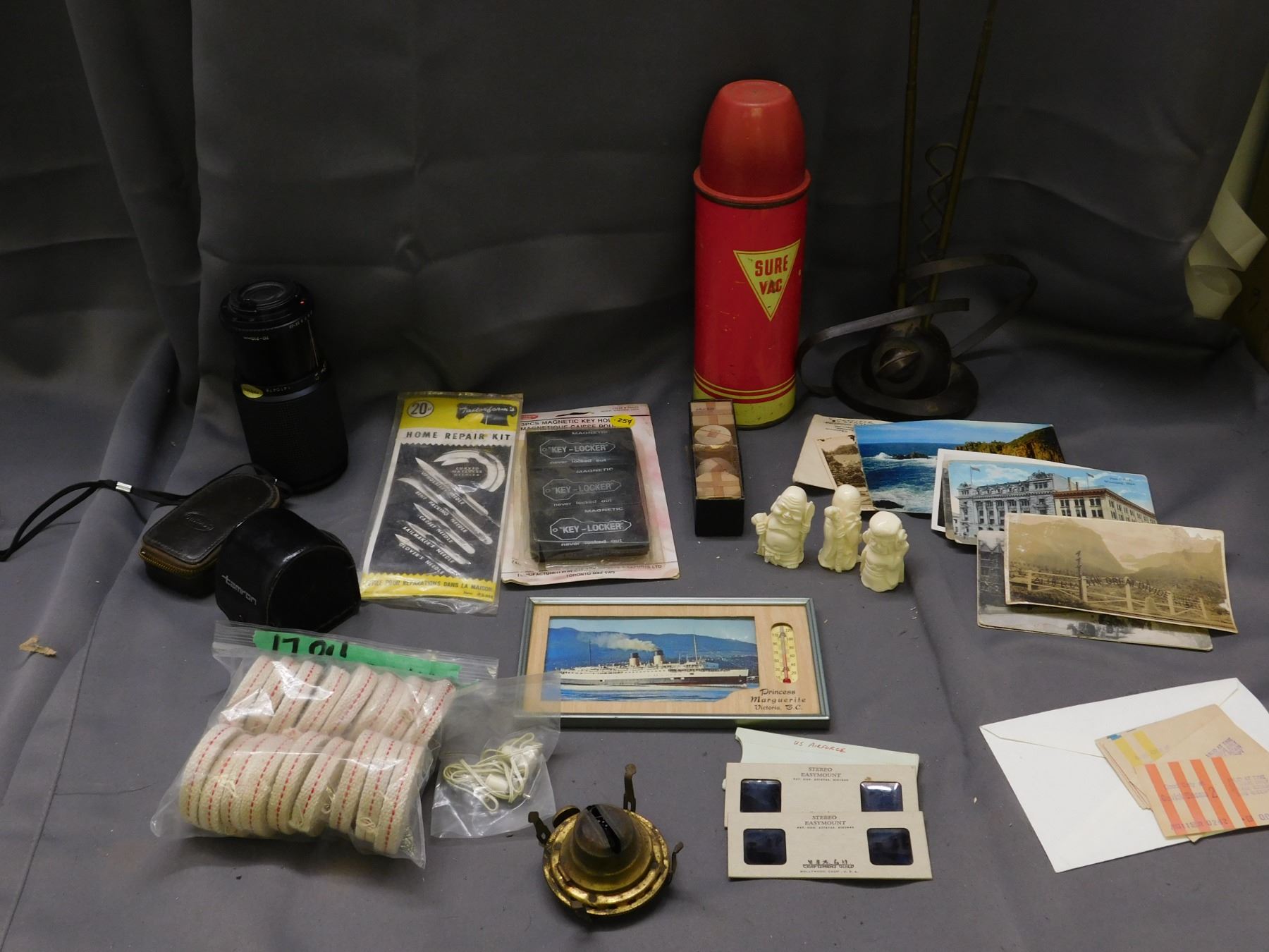 Vint Lot Garrick Theatre Stubs, Air Force Slides, Camera Lens, Meters ...