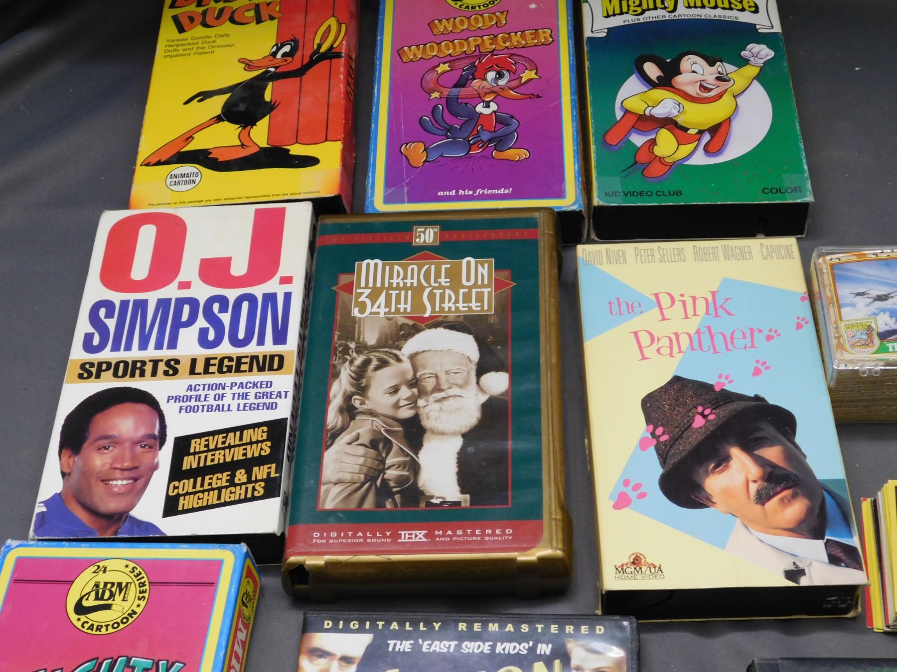 Batman Collectible Cards, Pinball Super Nintendo , VHS Tapes, Mighty ...