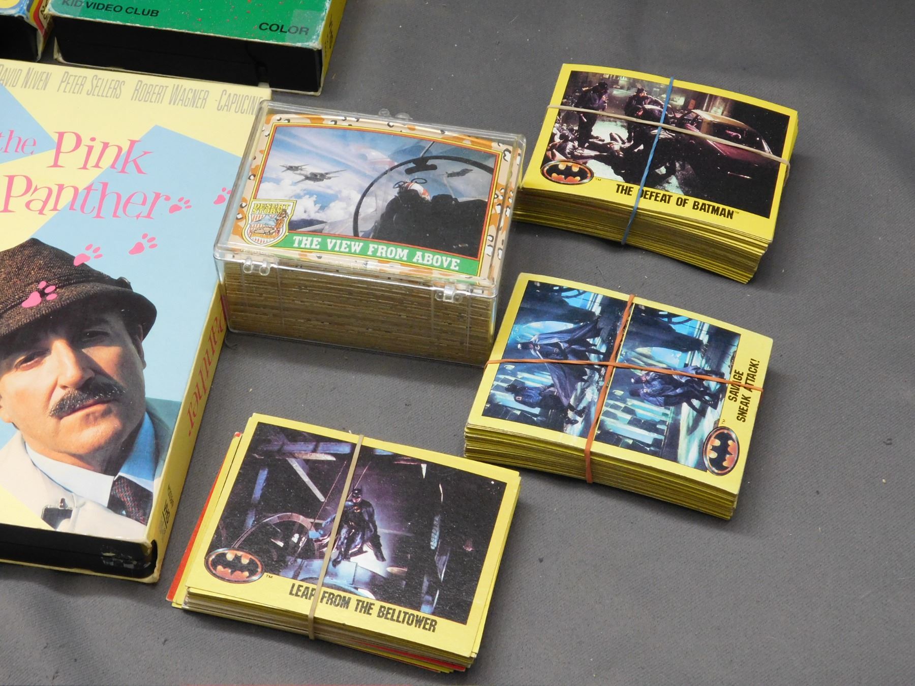 Batman Collectible Cards, Pinball Super Nintendo , VHS Tapes, Mighty ...