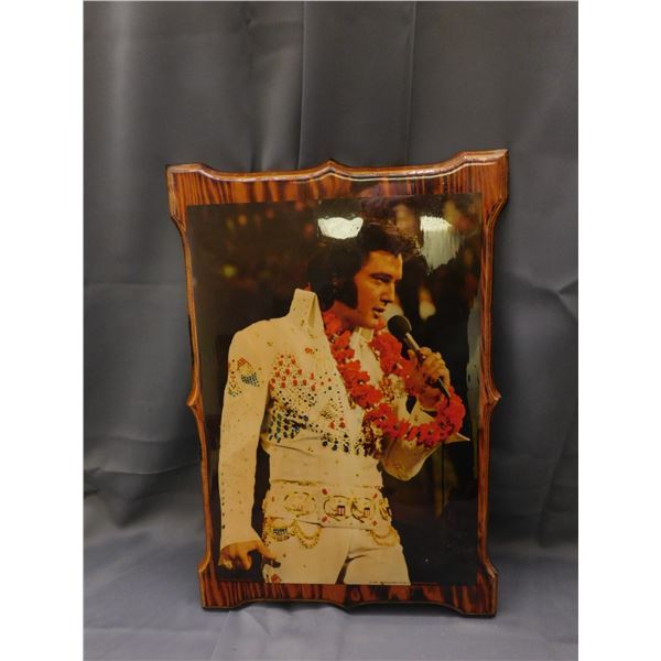 Elvis Wooden Lacquered Wall Plaque Art Decor