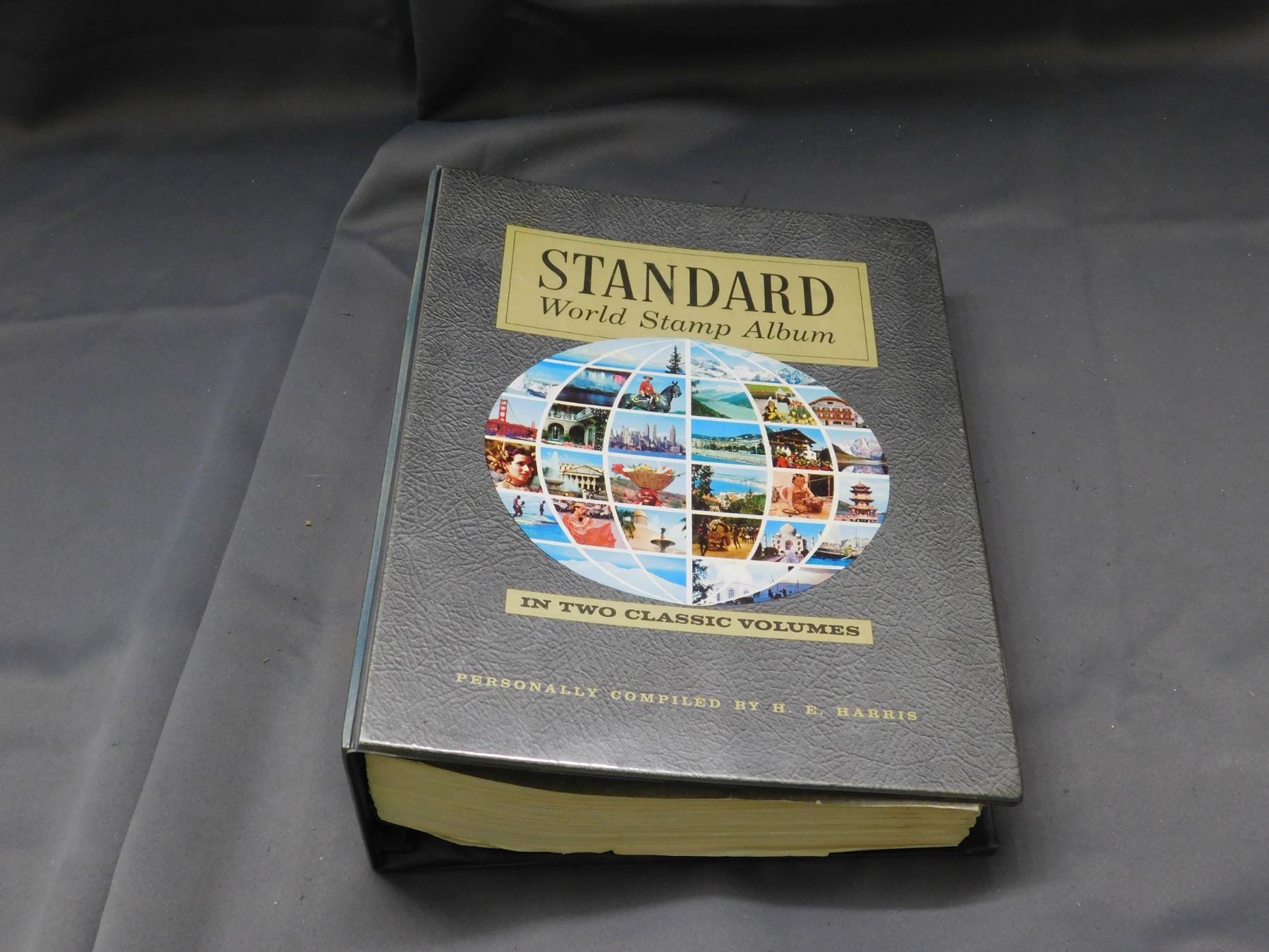 Standard World Stamp Album Harris Masterwork (mostly empty)
