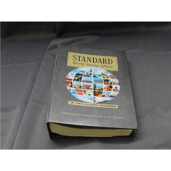 Standard World Stamp Album Harris Masterwork (mostly empty)