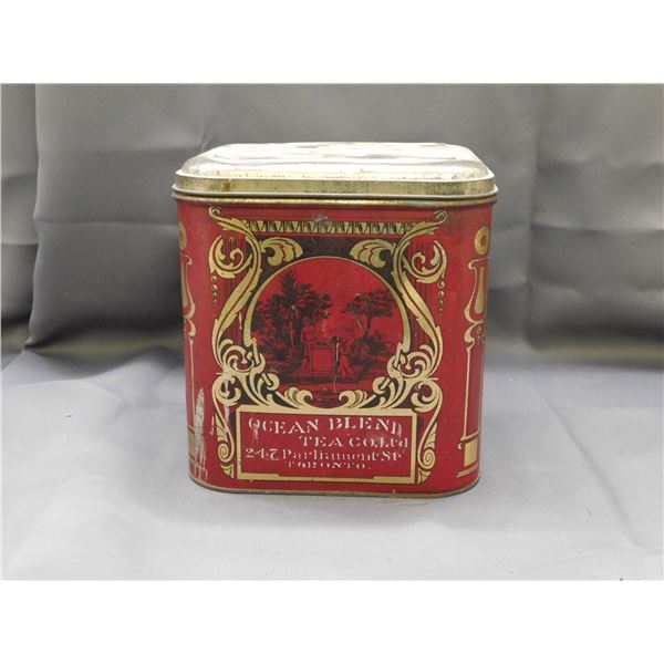 Antique Ocean Blend Tea Tin Toronto