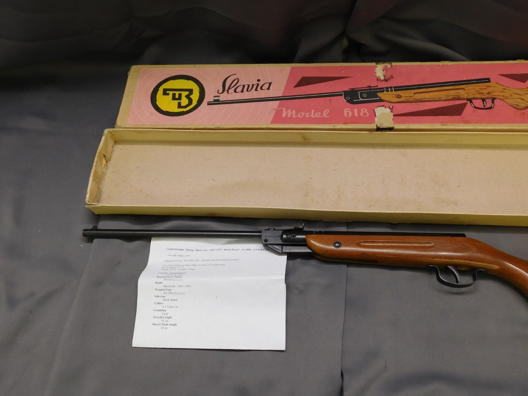 Slavia Model 618 Pellet Gun, Air Rifle
