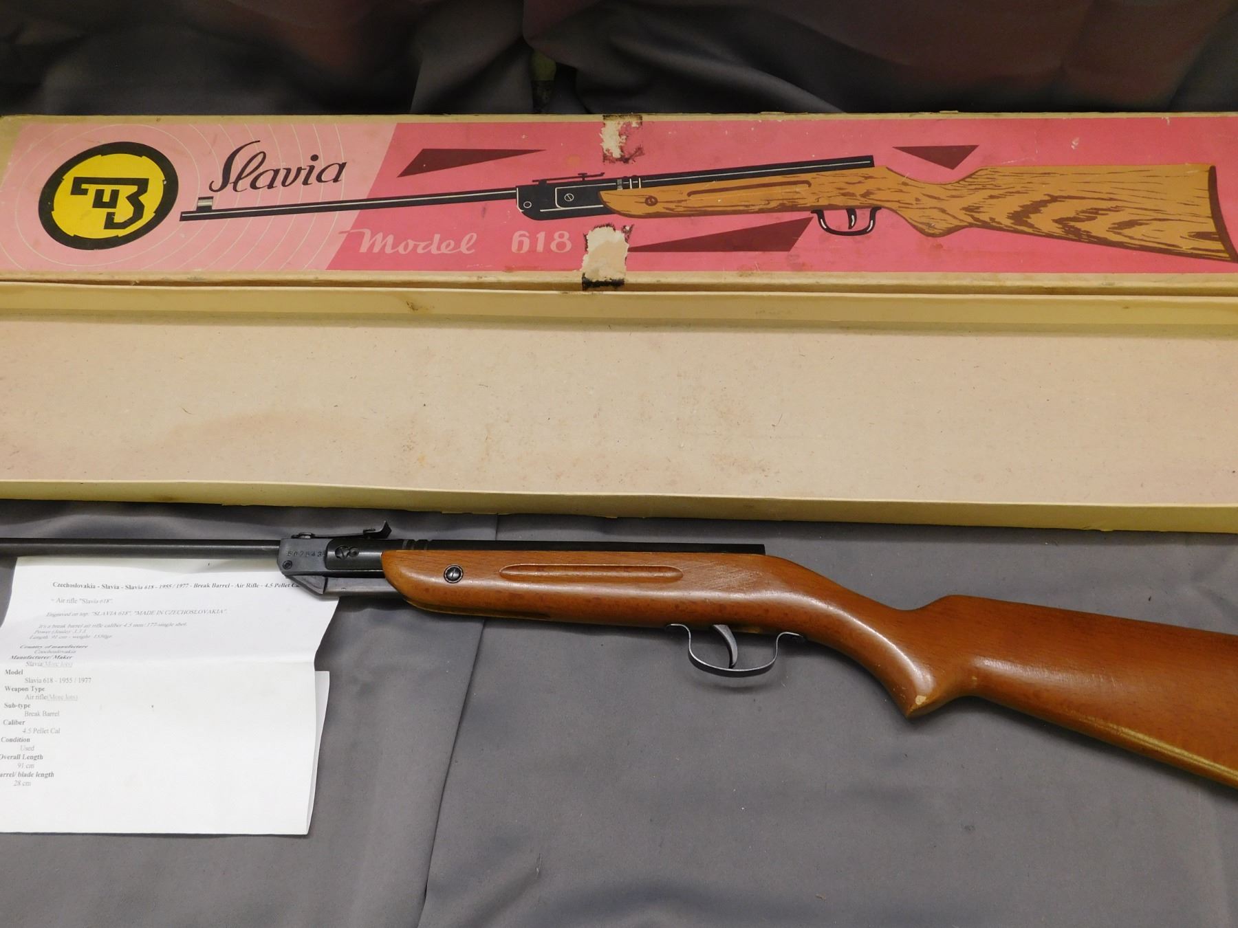 Slavia Model 618 Pellet Gun, Air Rifle